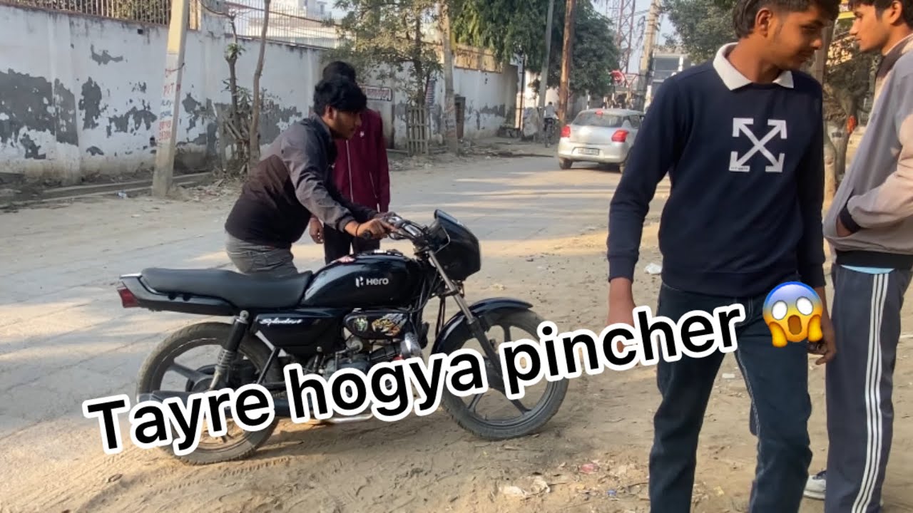Bike me hogya pincher😱 || New tayer dlva diya🔥 || Sonu Poswal || Vlog 2 ...