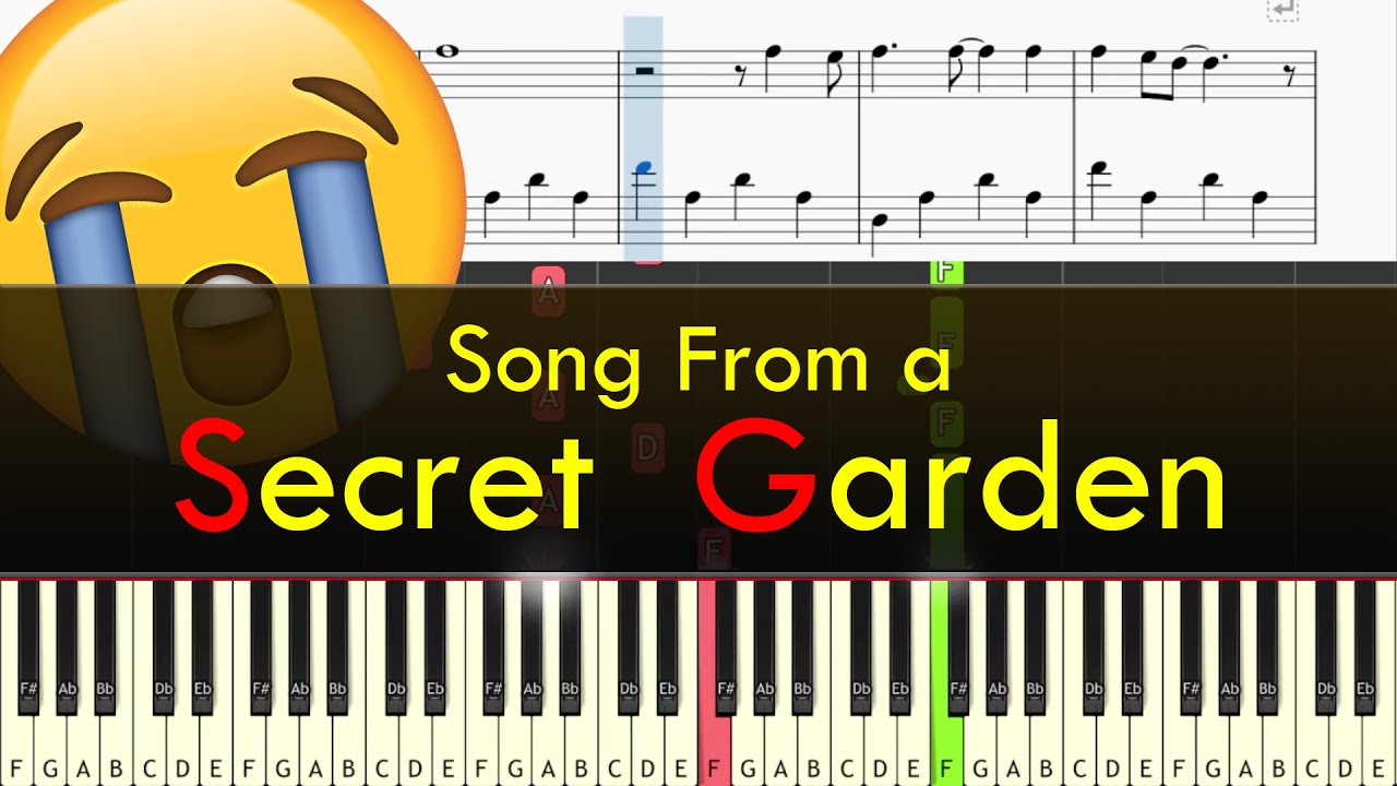 Song from a Secret Garden - Notes+Sheet+MIDI - Piano Tutorial - YouTube