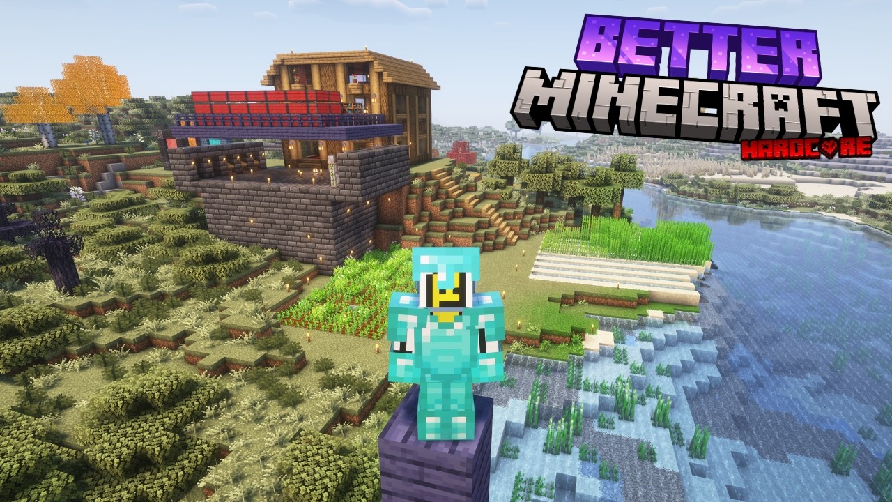 I UPGRADED my HARDCORE MINECRAFT BASE - (Better Minecraft Hardcore ...