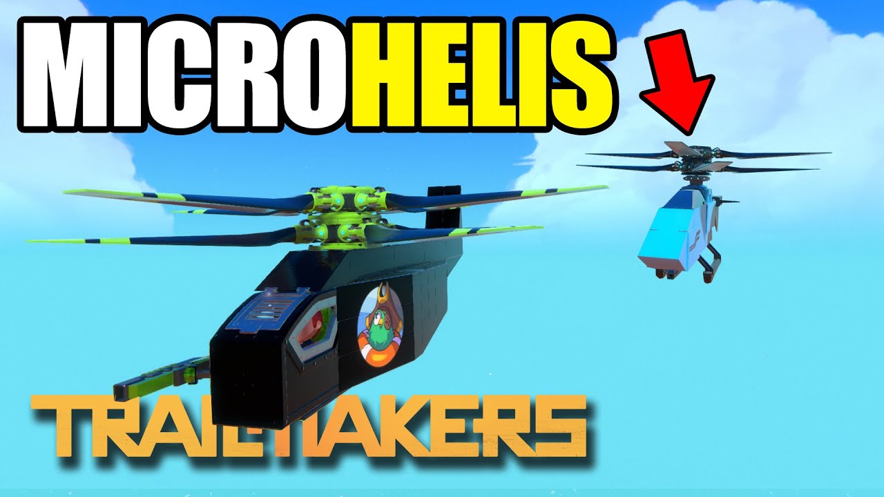 Epic Aerial Showdown with TINY Helicopters!!! Trailmakers Multiplayer - YouTube