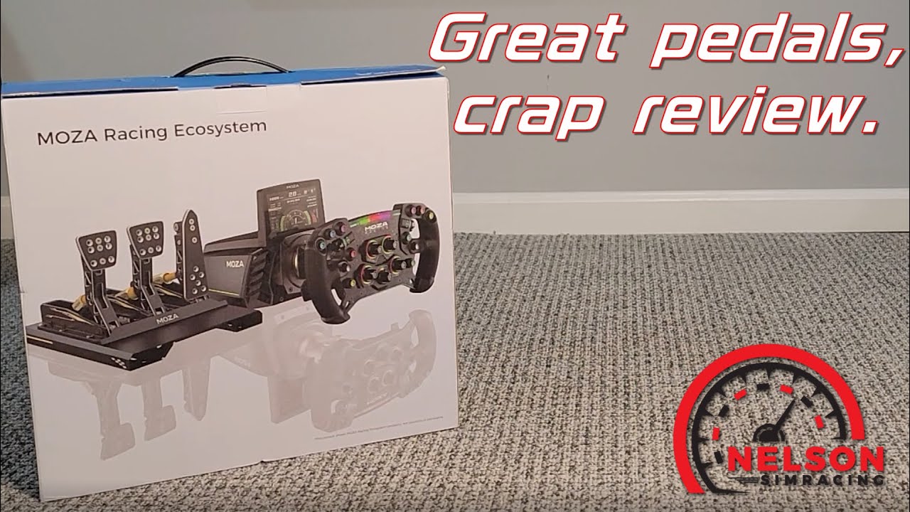 Moza Racing CRP pedals unboxing setup and review - YouTube