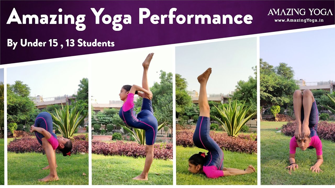 amazing yoga performance by students | Inter school yoga championship ...
