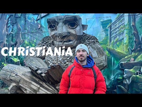 Danimarkalı KIZ ile ÖZGÜR , YASAKSIZ Şehir Christiania VLOG  | Kopenhag , Danimarka