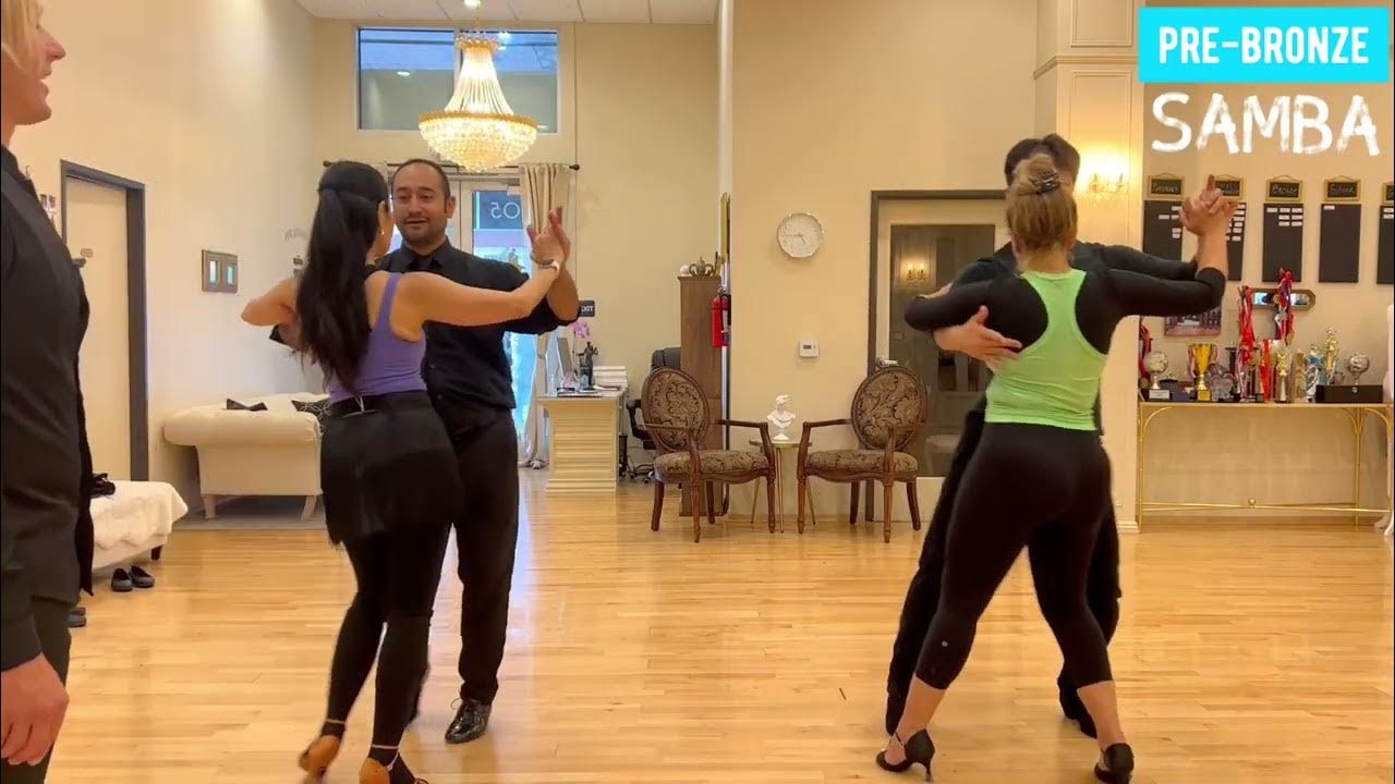 Pre-Bronze level - Samba basic - learn more with 📲 “Dance With Oleg” APP & DanceWithOleg.com ...