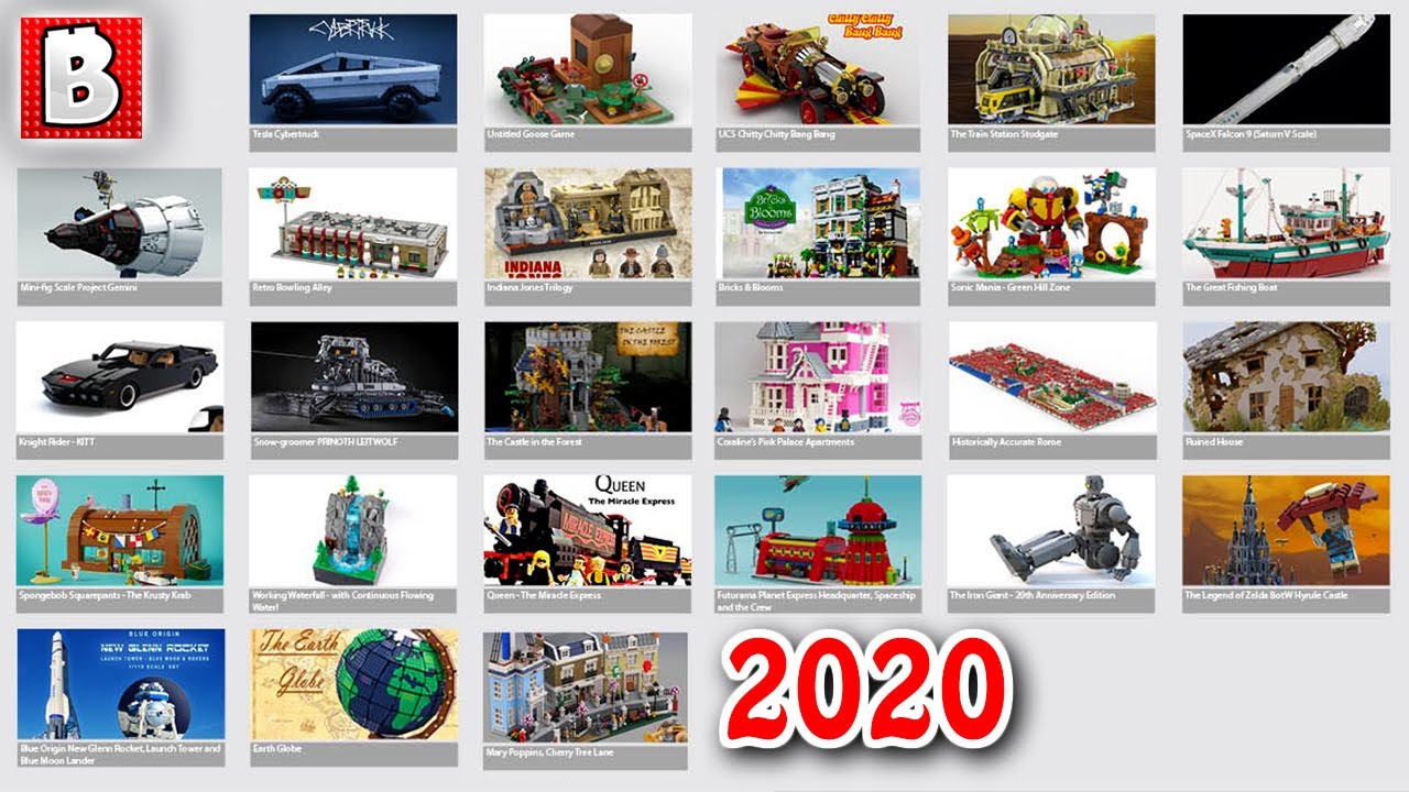 26 LEGO IDEAS Projects for 2020 First Round! Gotta Be a Record! | LEGO ...