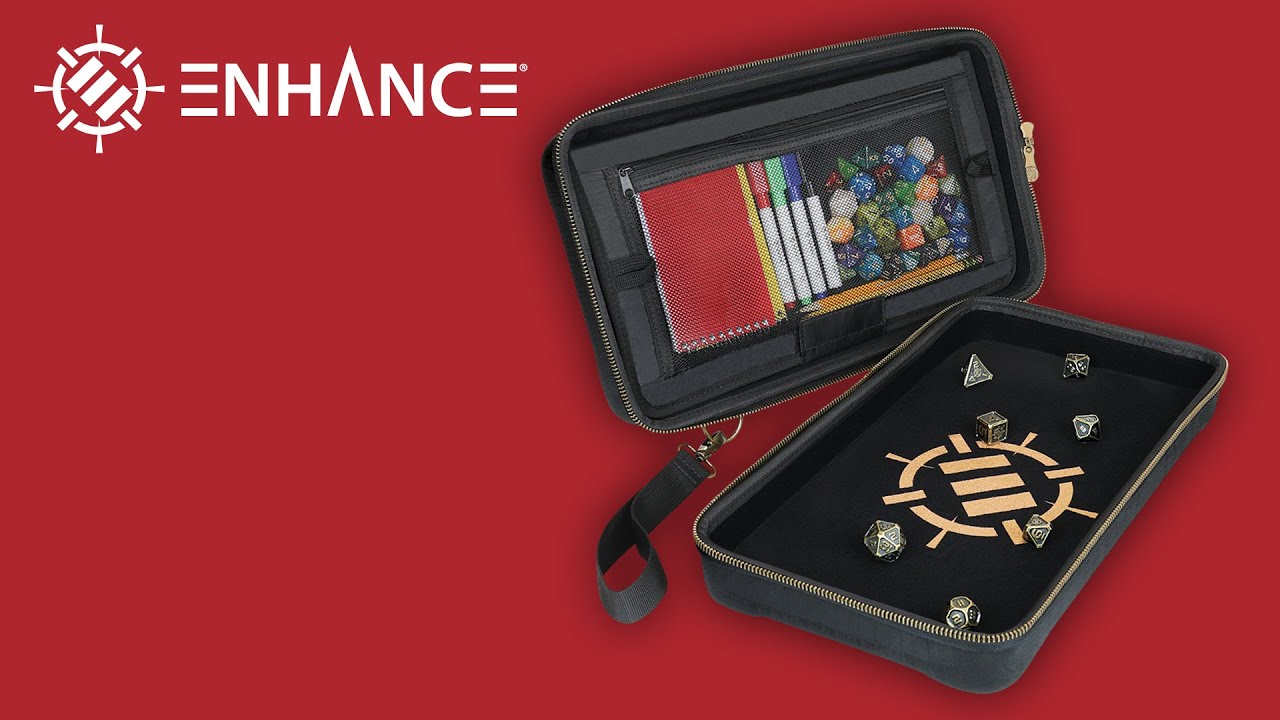ENHANCE Tabletop Community XL Dice Case and Tray | Features Video - YouTube