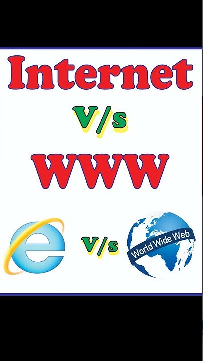 #shorts| Internet Vs Web? The Basic Difference - WWW Vs Internet? WWW ...