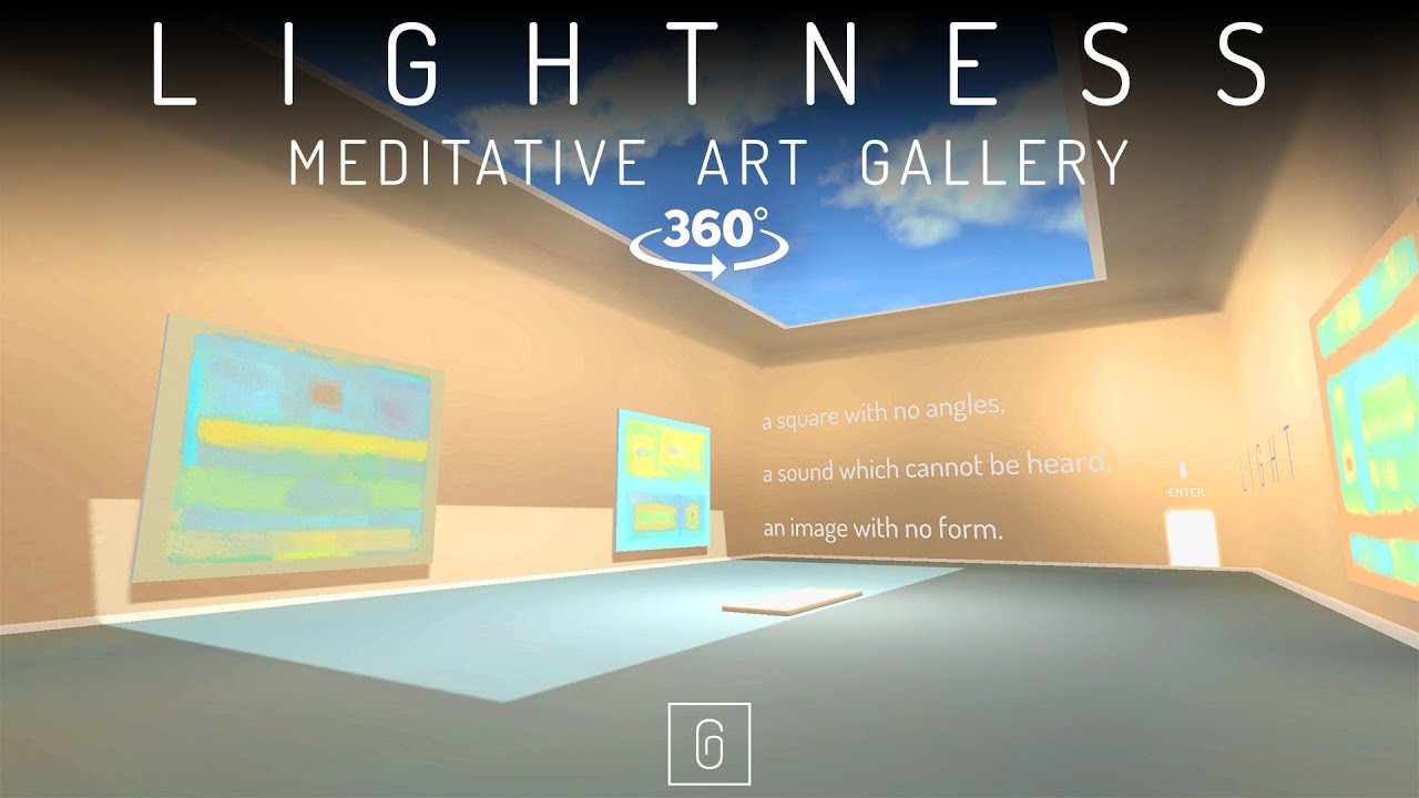 LIGHTNESS - Meditative Art Gallery VR 360 - YouTube