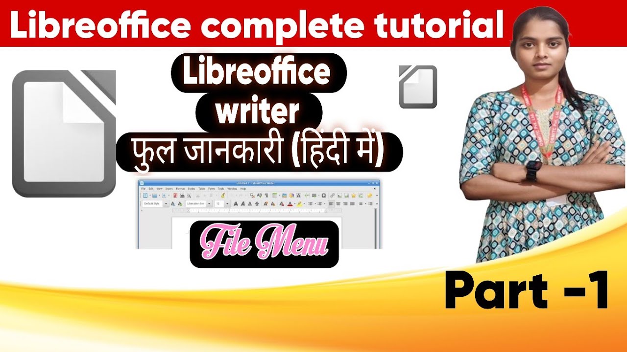 Libreoffice Writer में File Menu के बारे फुल जानकारी | File Menu In ...