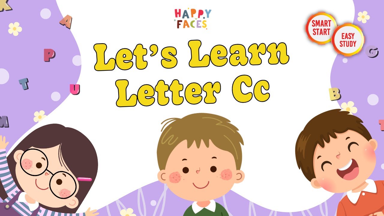 Let’s Learn Letter Cc | Happy Faces | English A - page 10 - YouTube