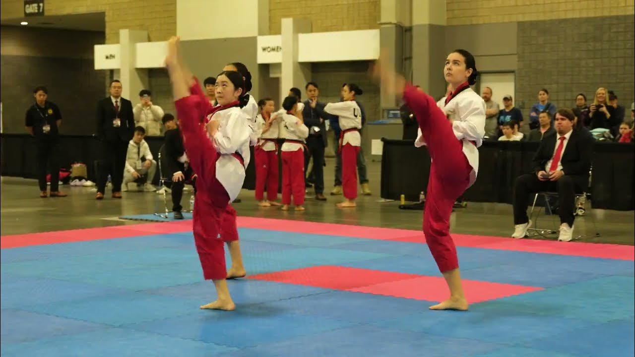 2024 U.S. National Taekwondo Team Trials (Poomsae Female Cadet Team) - YouTube