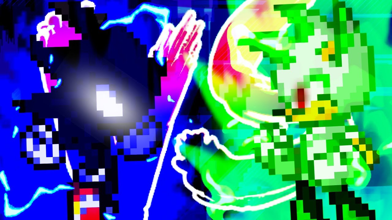 DARK SONIC VS. AEON SPRITE ANIMATION TEST + INTRO'S CHANNEL - YouTube