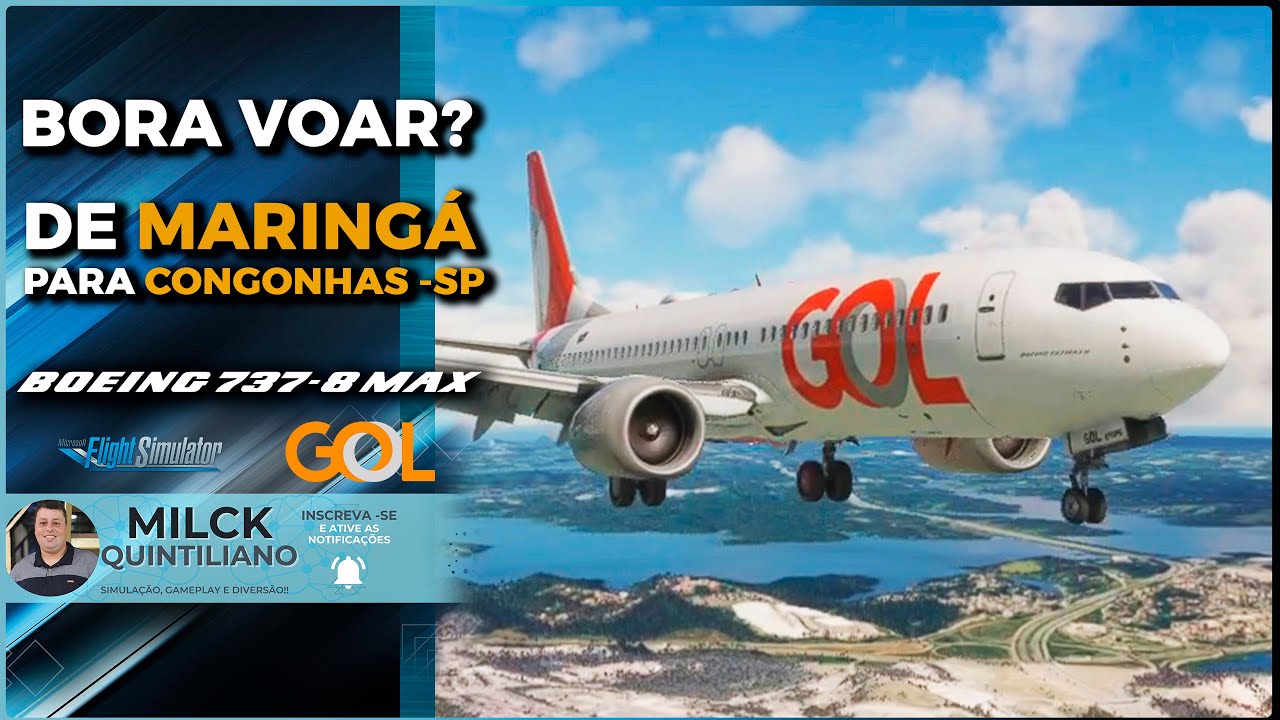 FS2020 | MARINGÁ - CONGONHAS - SP | GOL virtual | IVAO - YouTube
