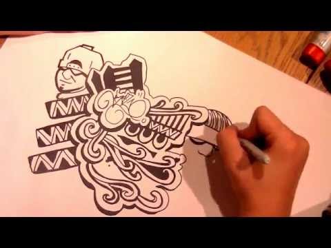 How to draw Raz doodle - YouTube