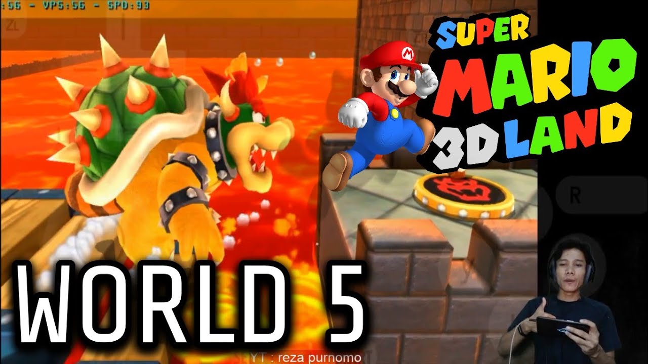 Super Mario 3D Land | Walkthrough World 5 (3DS Android Gameplay) - YouTube
