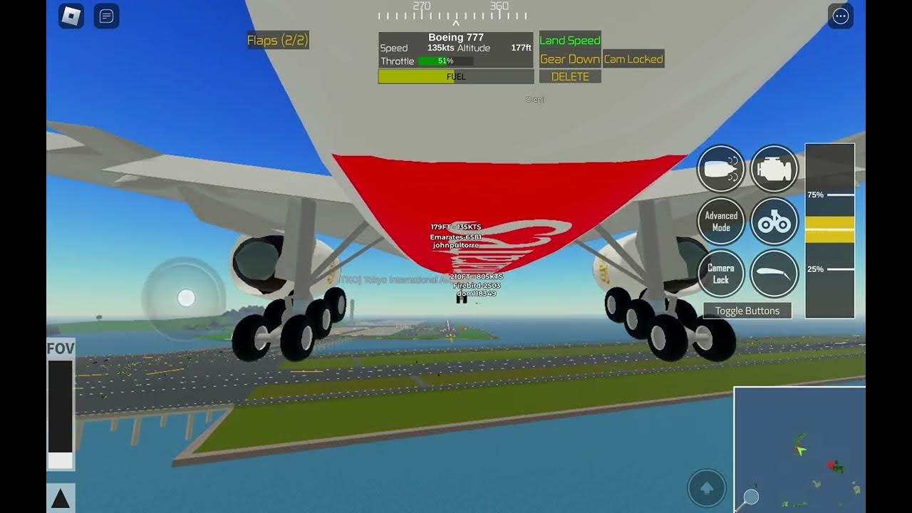 Boeing 777-300ER Butter Landing PTFS - YouTube