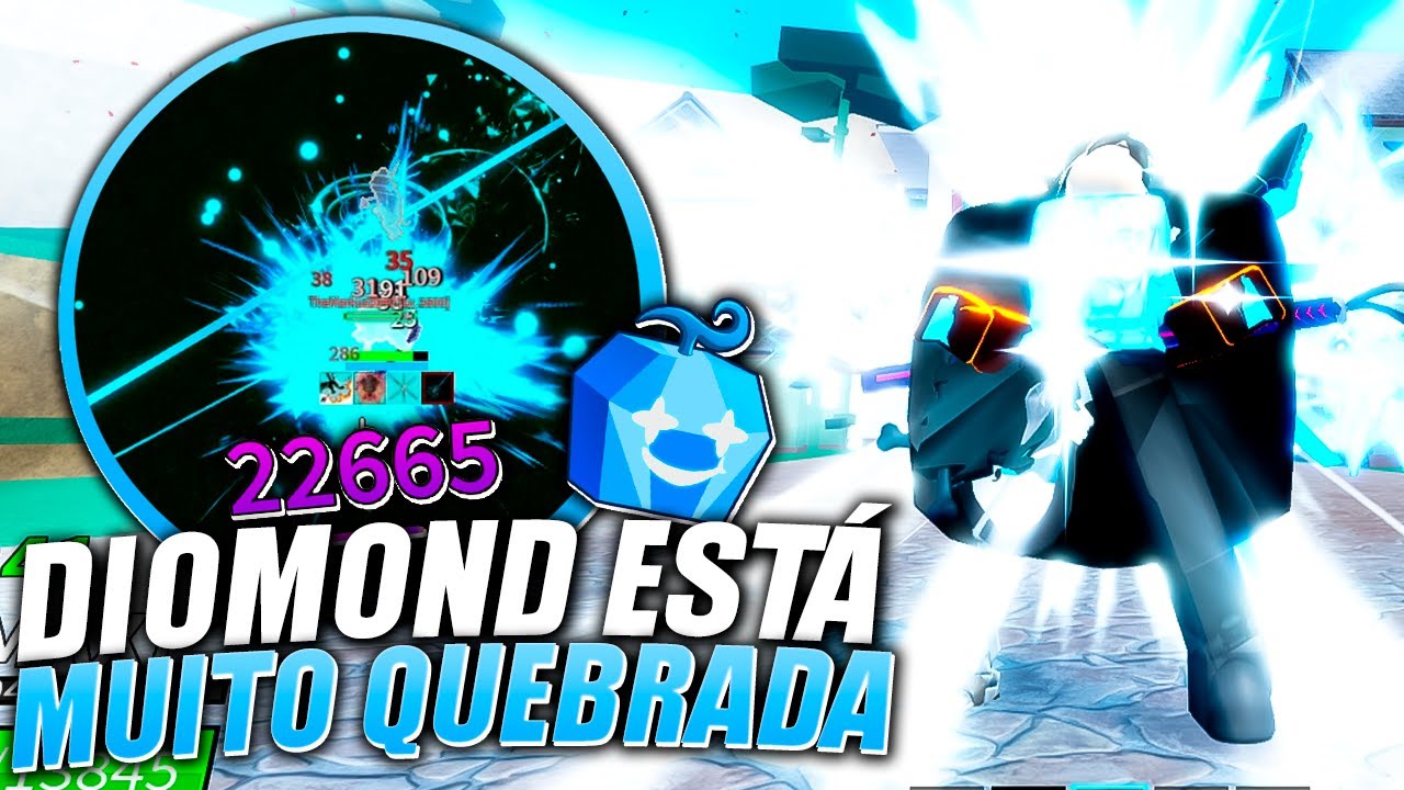 AMASSEI GERAL COM A NOVA FRUTA DIAMOND NO BLOX FRUITS!!! - YouTube
