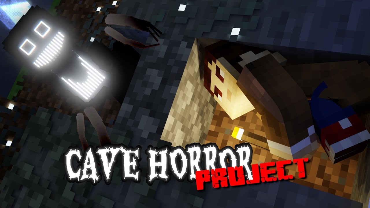 In a Hole, And Afraid | Minecraft Modded: Cave Horror Project #8 - YouTube
