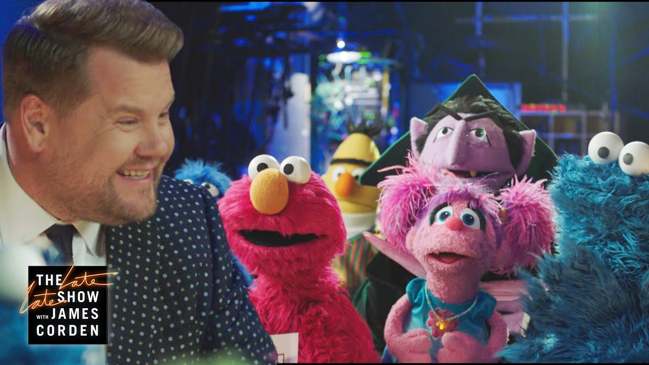 Sesame Street Cast Crashes The Late Late Show (Cold Open) :: GentNews