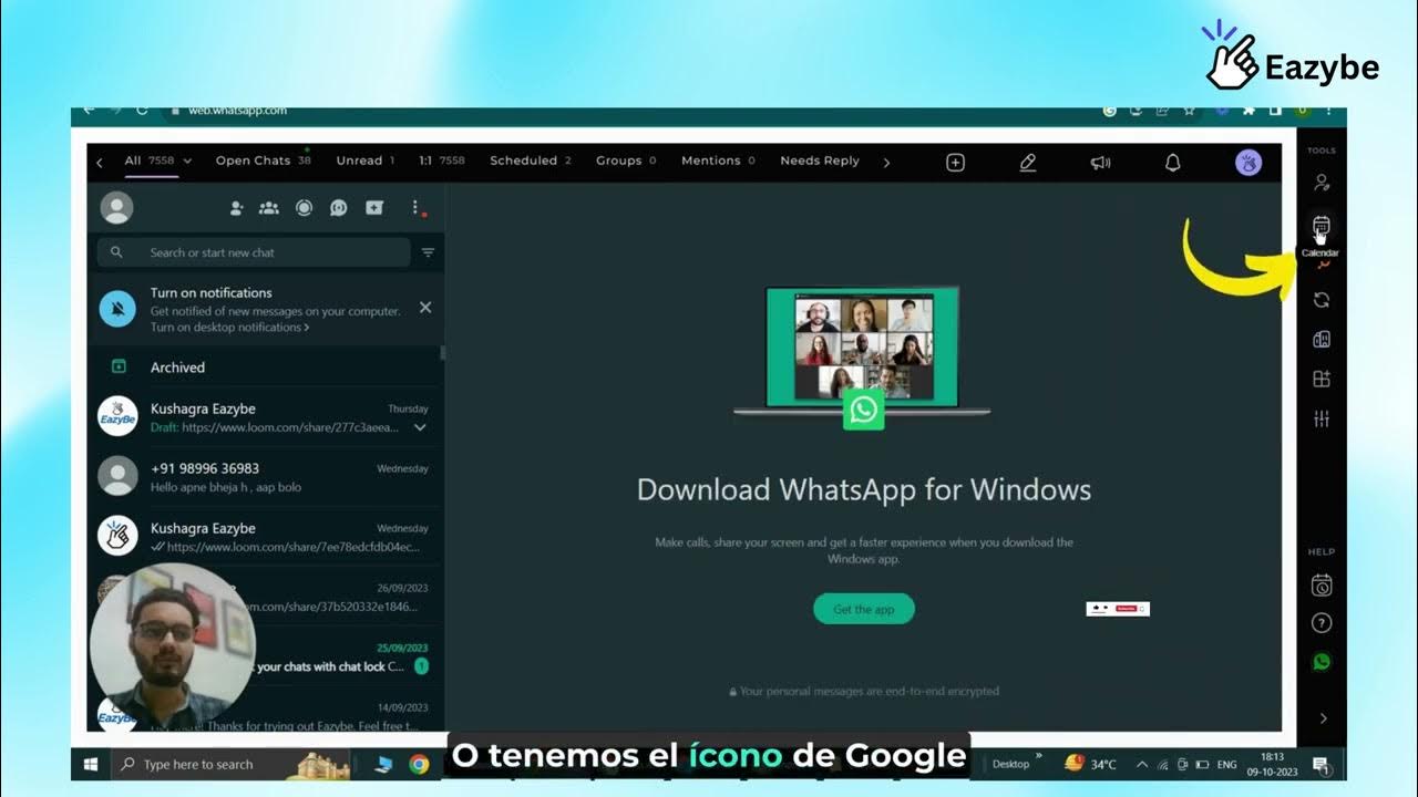 Cómo Integrar Google Calendar con WhatsApp | Tutorial de Integración de ...
