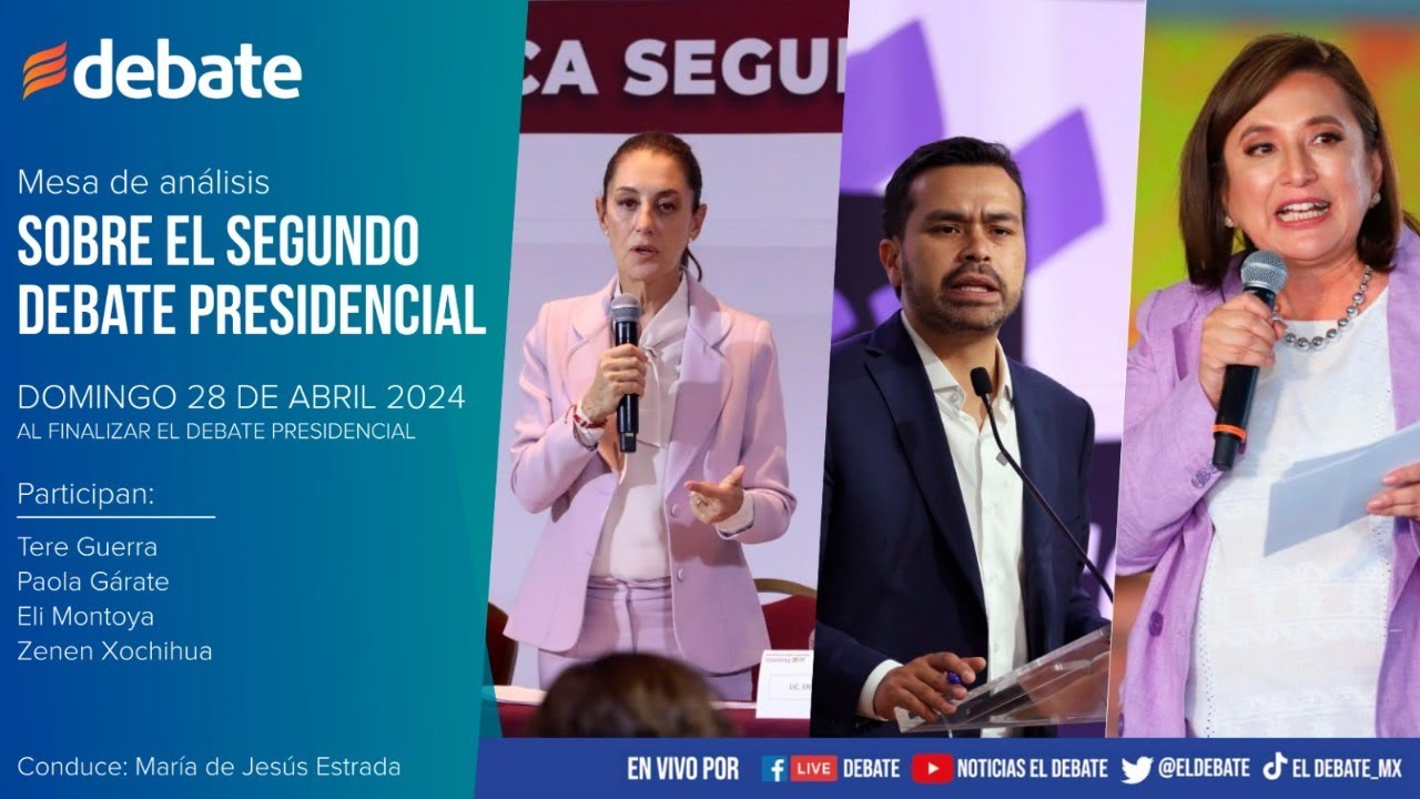 MESA DE ANÁLISIS sobre el Segundo Debate Presidencial de México - YouTube