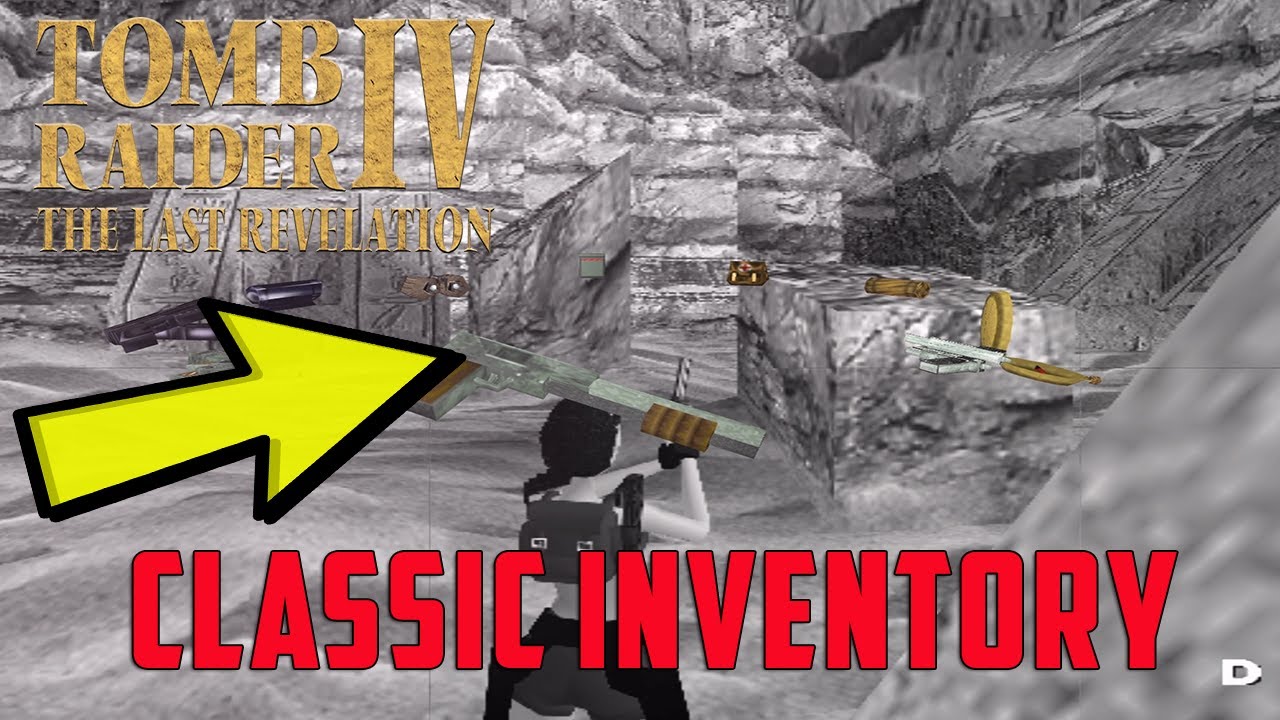 CLASSIC RING INVENTORY IN TOMB RAIDER 4 THE LAST REVELATION - YouTube