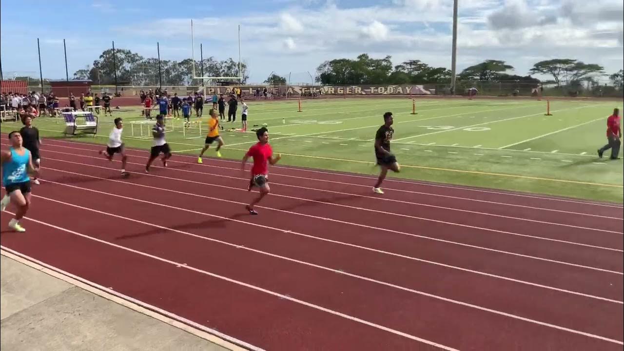 Boys 100M Dash JV - Noah & ______? - YouTube