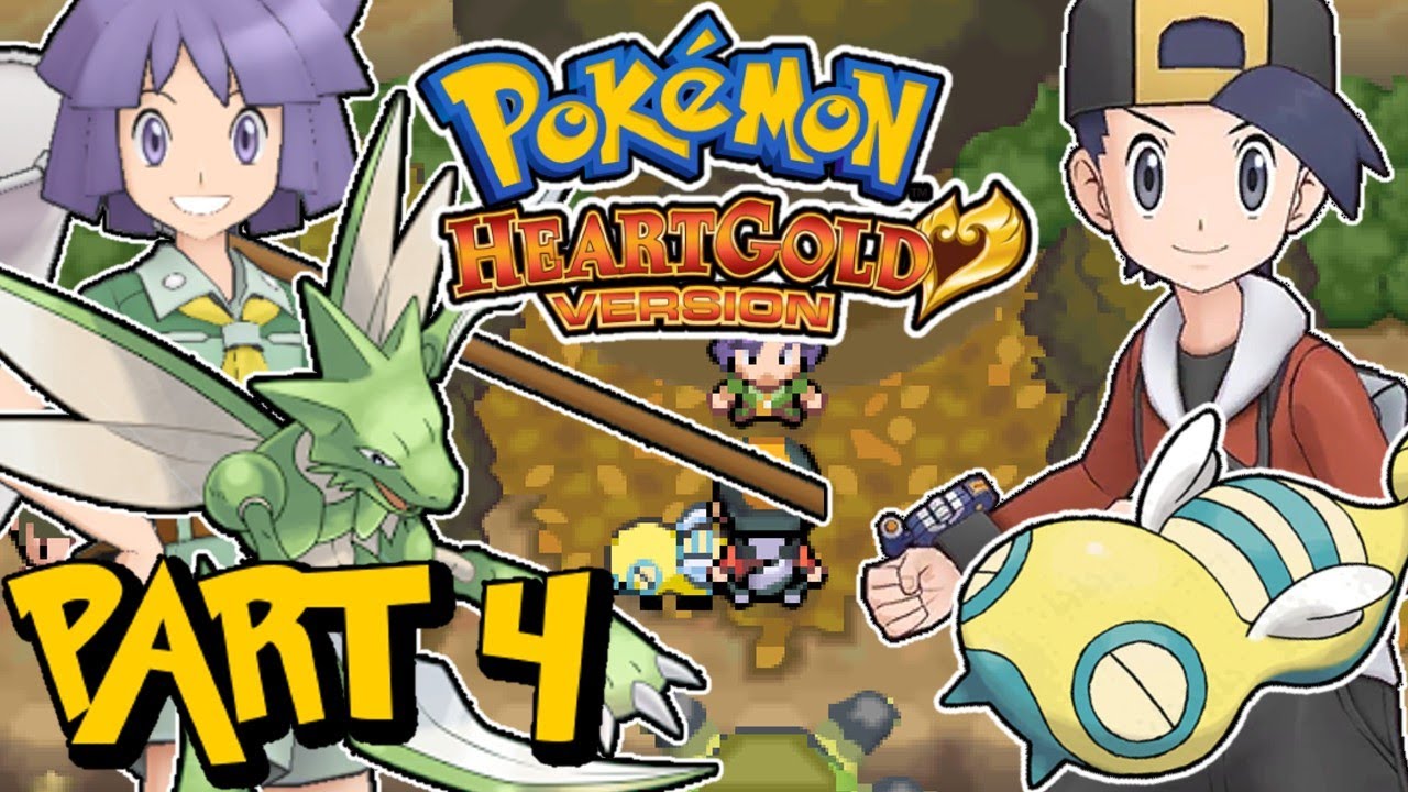 Pokemon HeartGold Part 4 - Bugsy The Bug Type Gym Leader - YouTube