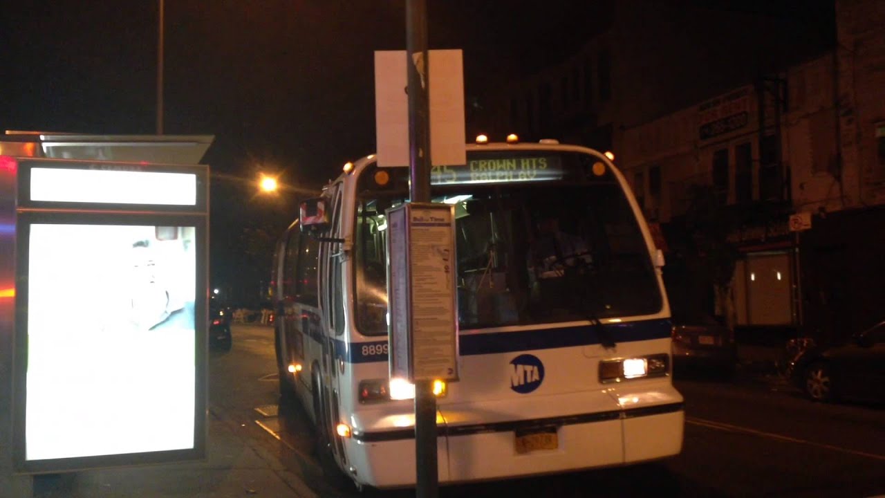 MTA New York City Bus 1996 NovaBUS T80206 RTS-06 8899 on the B45 - YouTube