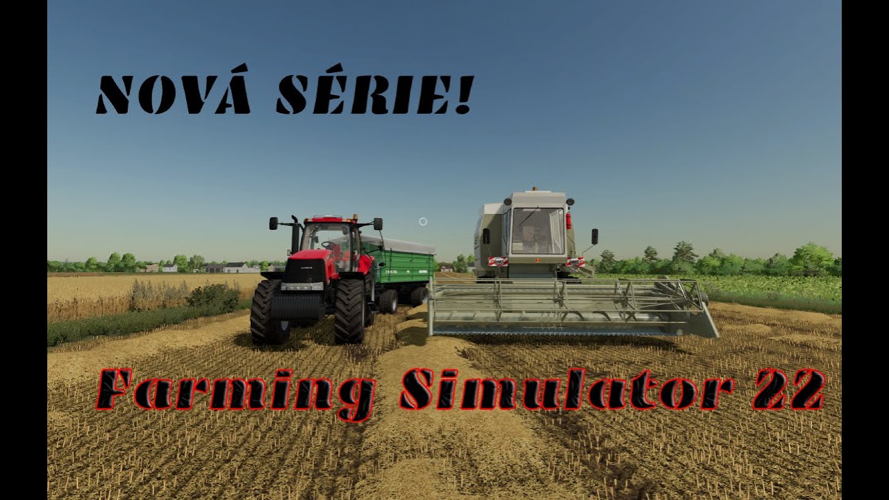 Farma pana E-Liminatora // FS 22 Part 1 // Žně // Fortschritt E-514 ...