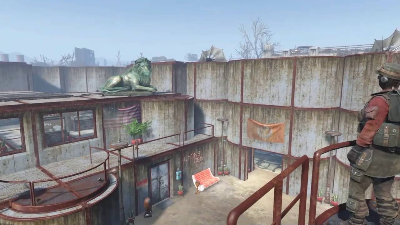 Fallout 4 - Boston Airport Build - Day/Night cycle PS4 - YouTube