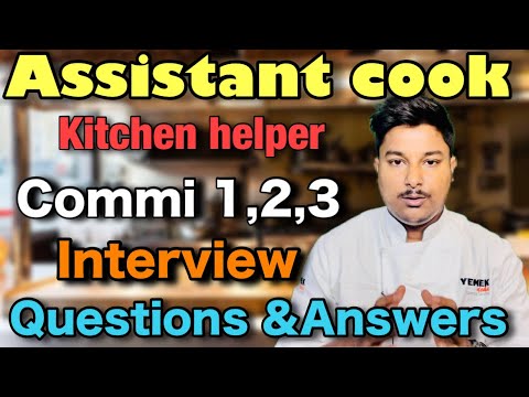 COOK-ASSISTANT-COOK-KITCHEN HELPERS MOST IMPORTANT QUESTIONS AND ANSWER ...