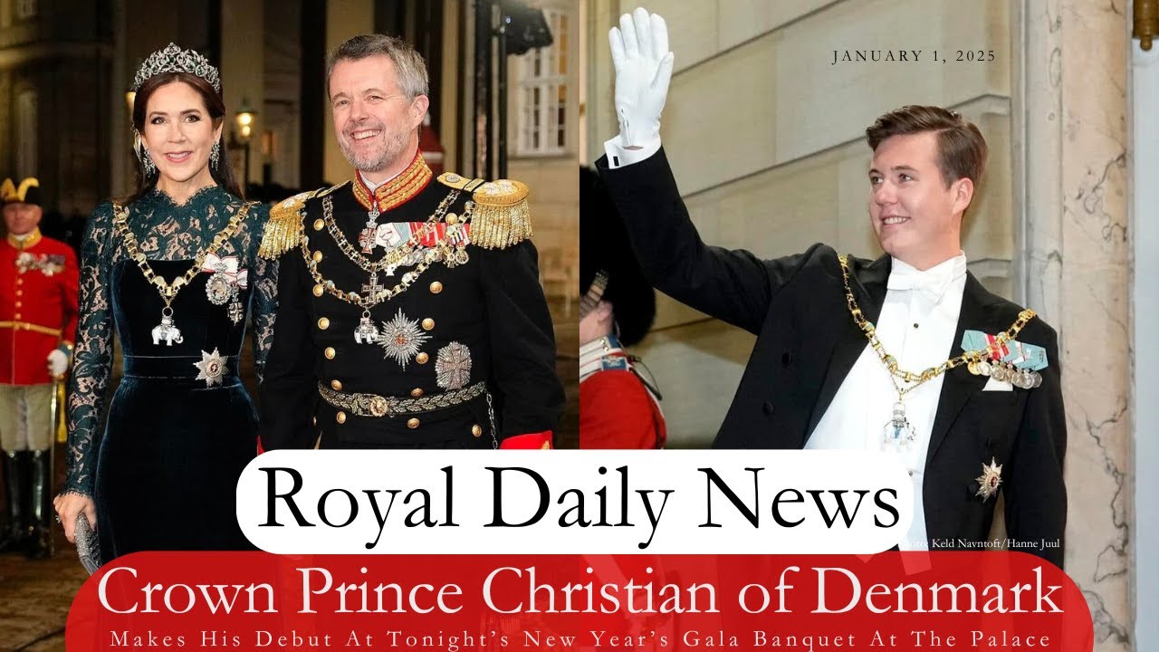 Royal Surprise! Crown Prince Christian of Denmark Attends Tonight's New ...