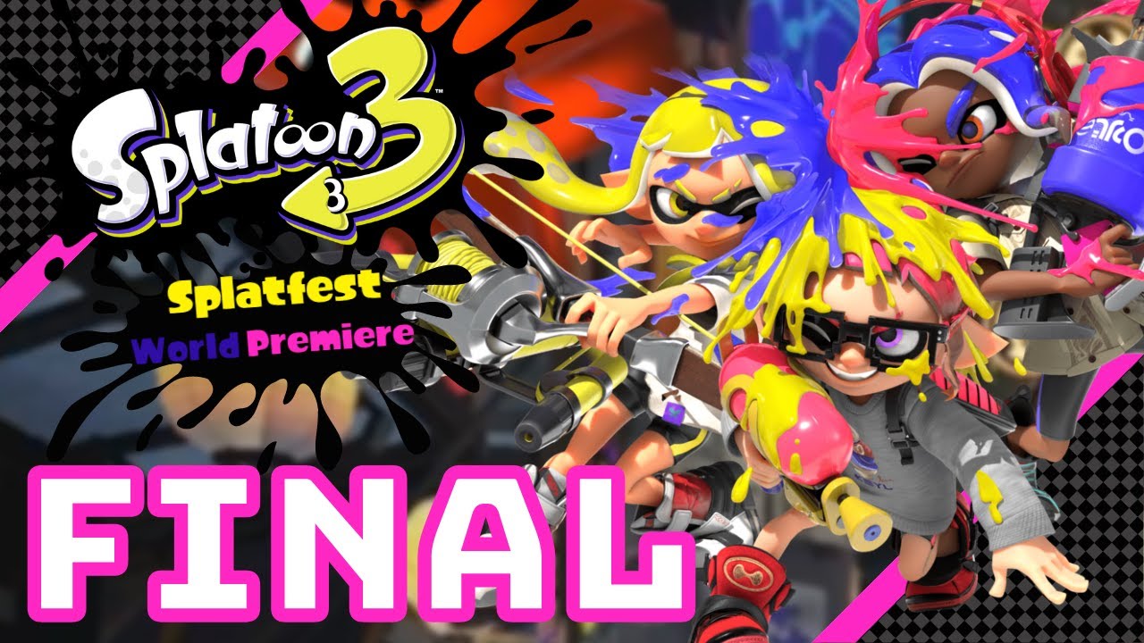Splatoon 3 Splatfest World Premiere - Last 30 Minutes with Tri-Stringer ...