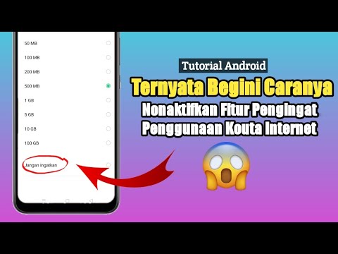 Cara Matikan Pengingat Penggunaan Data Harian di Android - YouTube