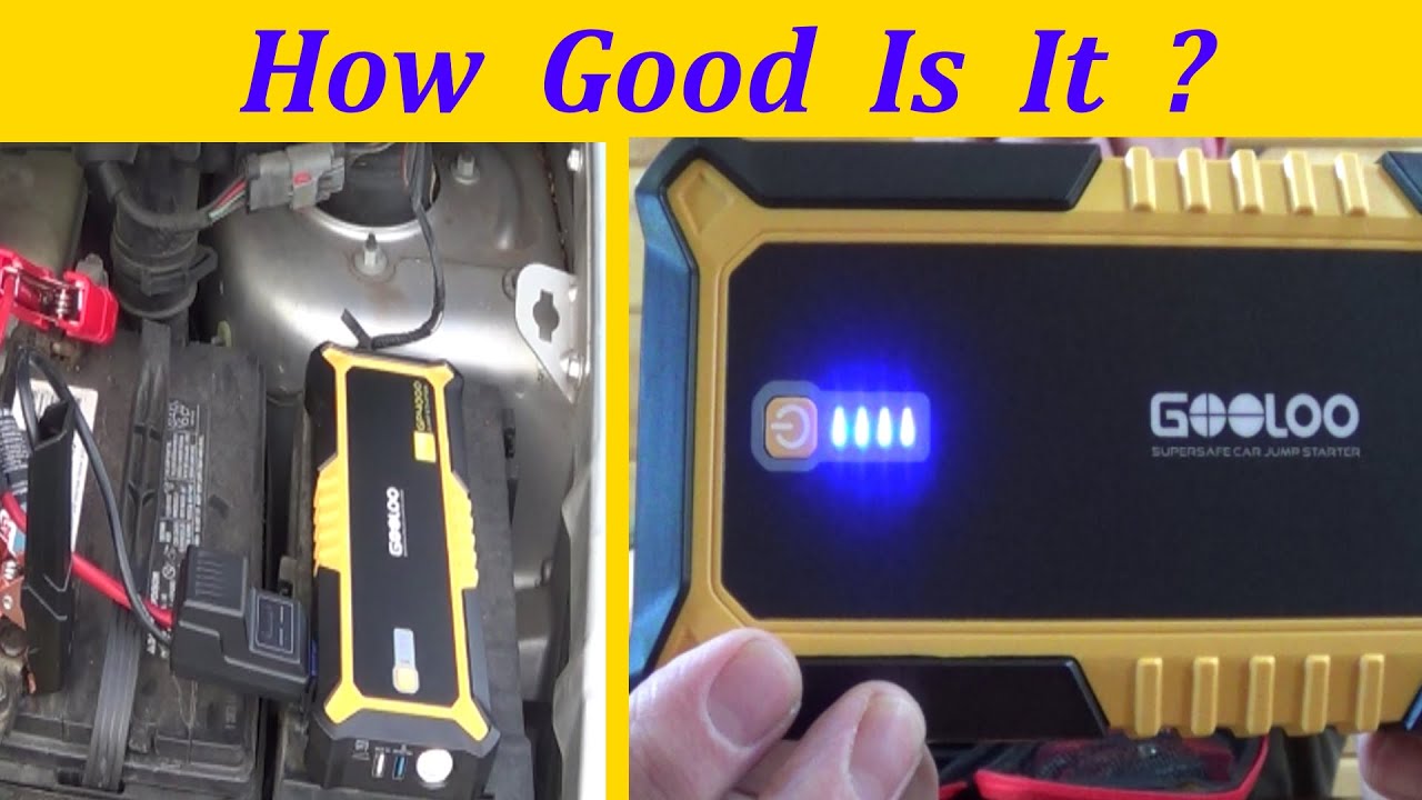 High Quality? Gooloo GP4000 Jump Starter (Review) - YouTube