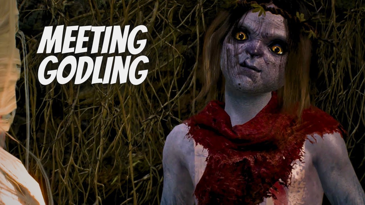 Witcher 3 wild hunt - Ladies of wood - meeting Godling - YouTube