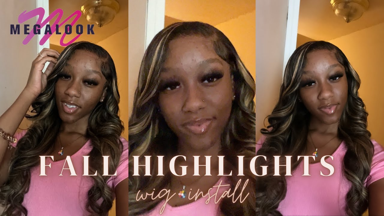THE PERFECT FALL WIG 🍂 | Balayage Highlighted Wig | MegaLook Hair - YouTube