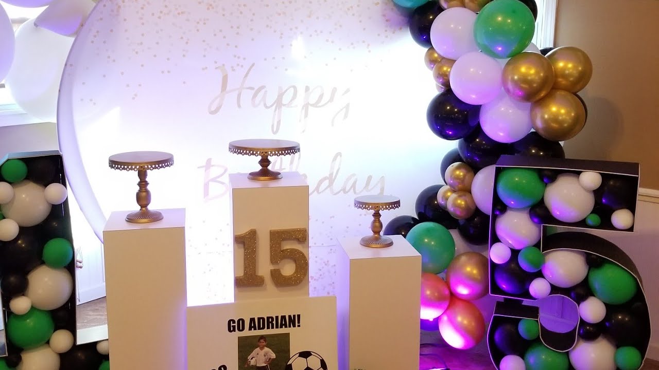 Como hacer numeros rellenos con globos 🎈🎈 - YouTube