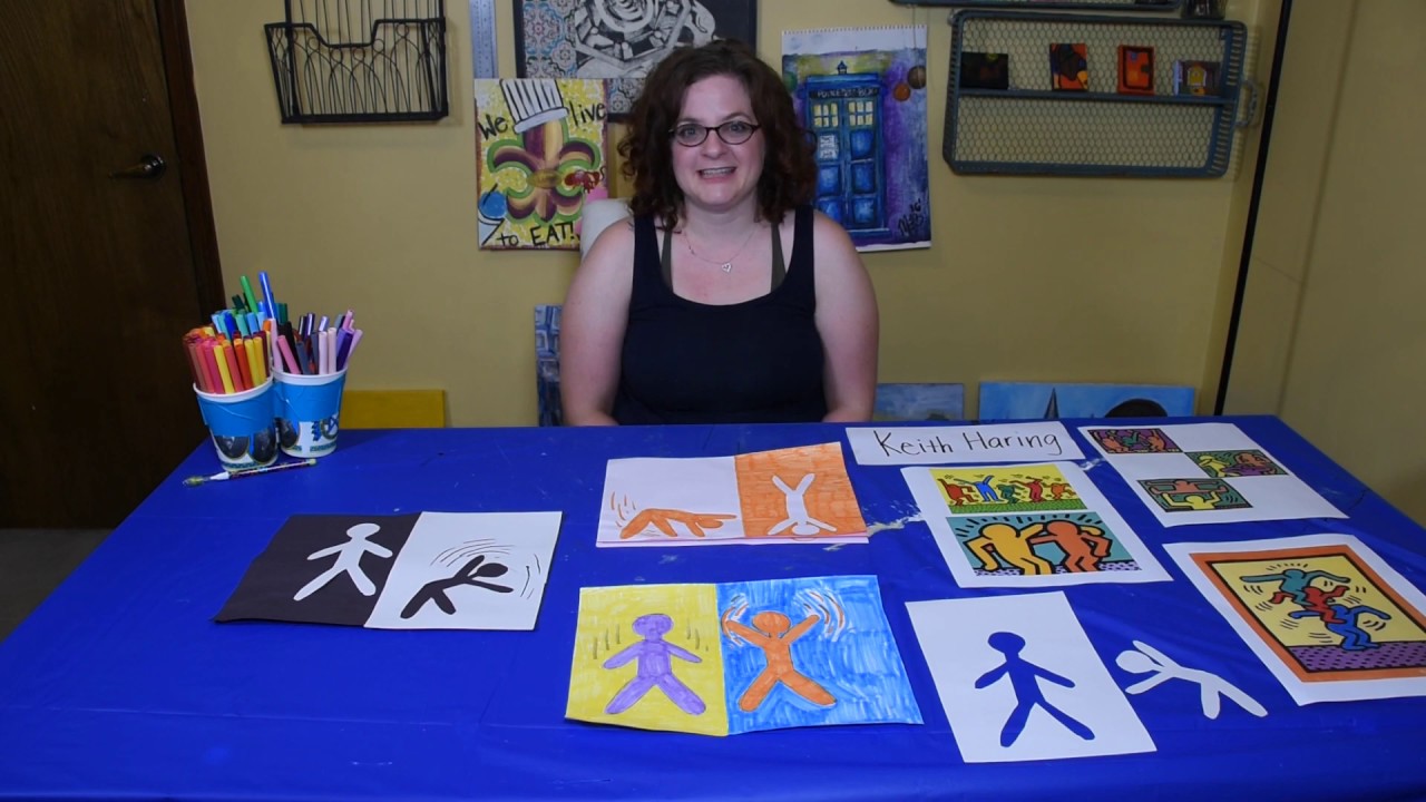 Drawing Movement for Kids (Inspired by Keith Haring) - YouTube