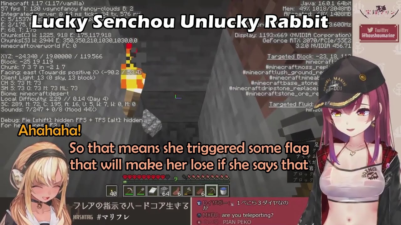 Flare Tells Marine That Her Luck Is More Amazing Than Pekora, The 3rd ...