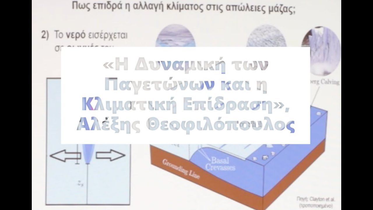 ΕΣΠΕΡΙΔΑ ΕΛ.Ε.ΠΟ.Ζ 2023 Αλέξης Θεοφιλόπουλος «H Δυναμική των Παγετώνων ...