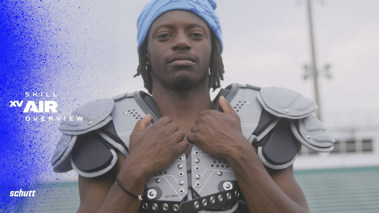Schutt Varsity XV Skill - Air Shoulder Pads Overview - YouTube