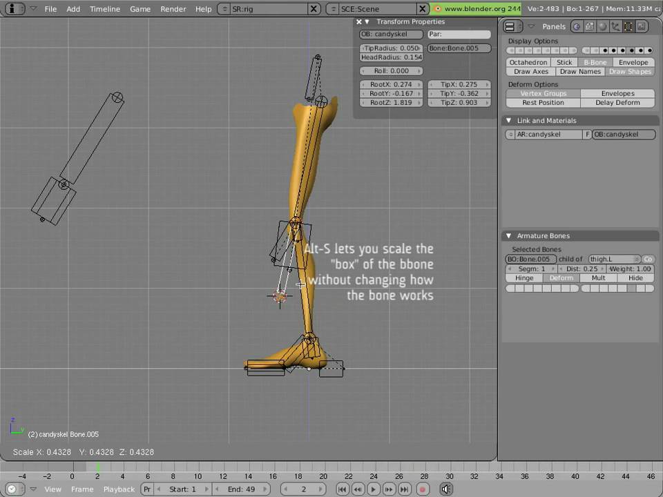 The Mancandy FAQ - Rigging - legs - Leg Rig Stretch Fix - YouTube