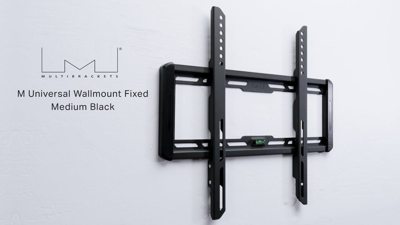 Multibrackets M Universal Wallmount Fixed Medium - YouTube