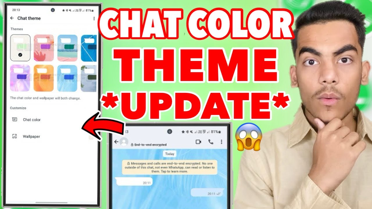 WhatsApp New Chat Themes | WhatsApp Chat Theme 20 Different Colors ...