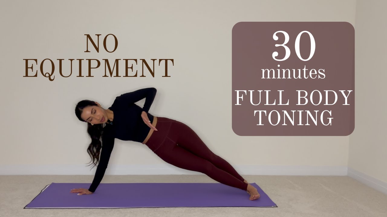 Full-Body Sculpt & Tone | 30-Minute Home Workout (No Equipment Needed ...