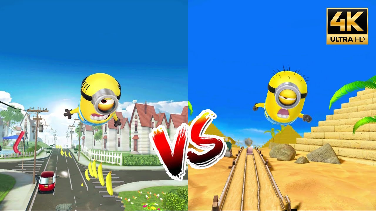 Minion Rush Race Mel Vs Carl Minions | Minion Rush Residential Area ...
