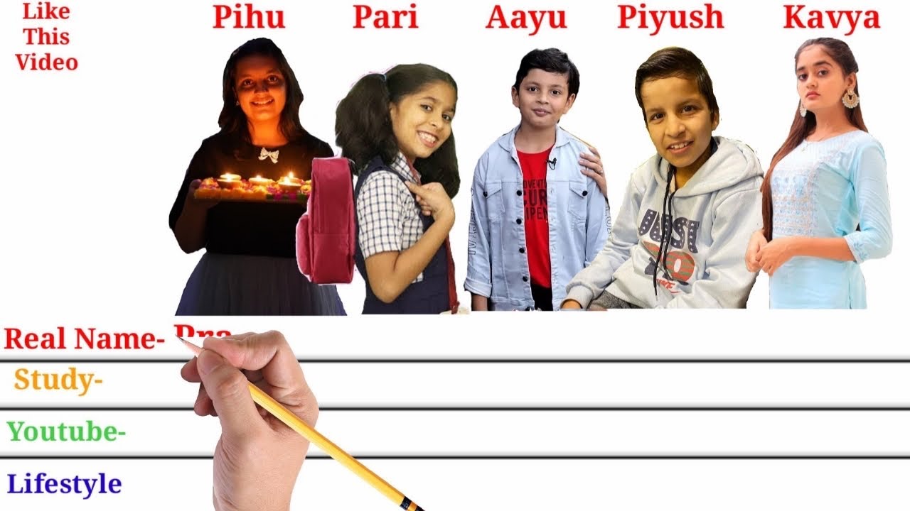 Pihu Vs Pari Vs Aayu Vs Piyush Vs Kavya-Lifestyle,Study,Youtube,Real ...