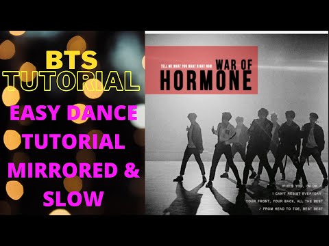 War of Hormone (Tutorial and DanceCover) BTS